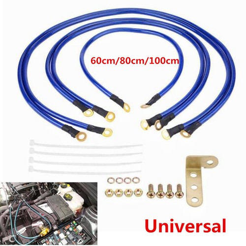 US 60cm/80cm/100cm Universal Car Battery Earth Ground Grounding Wire ...