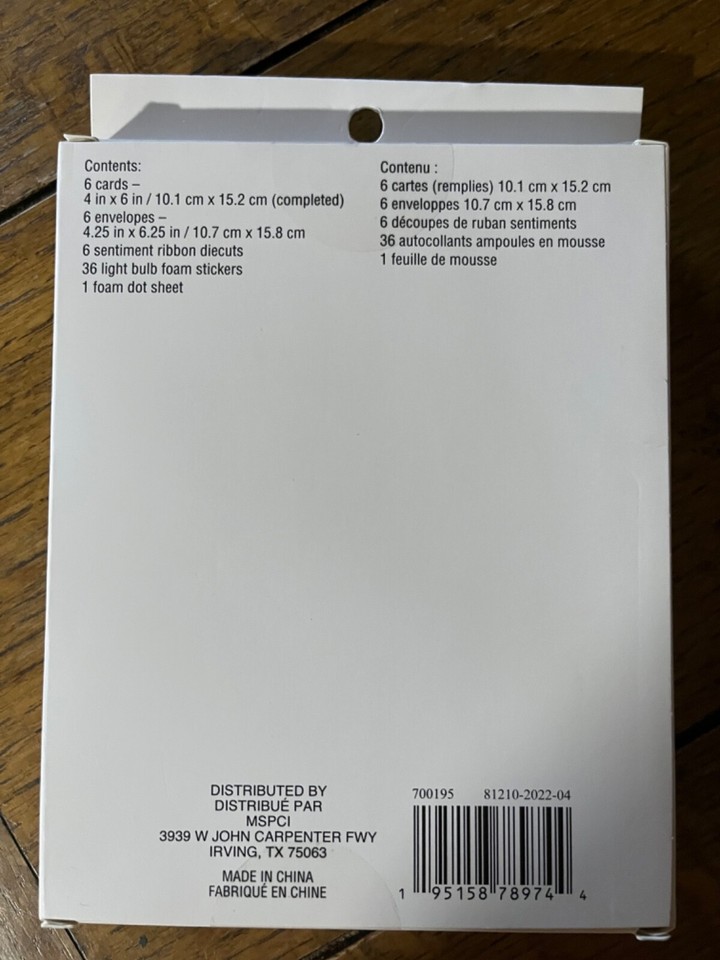 Recollections Christmas Holiday Card Making Kit, 6 Kit Selection, 6 ...