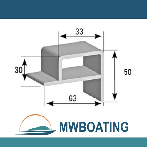 Pontoon Marina Buffer Fender Sold Per Metre - Bump Strip Edging for ...