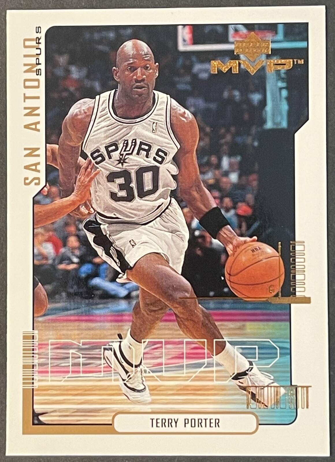 2000-01 Upper Deck MVP San Antonio Spurs Basketball Card #155 Terry ...
