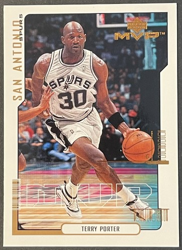 2000-01 Upper Deck MVP San Antonio Spurs Basketball Card #155 Terry ...