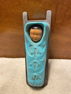 Vintage Plastic Native American Indian Eskimo Papoose Doll Baby Toy | eBay