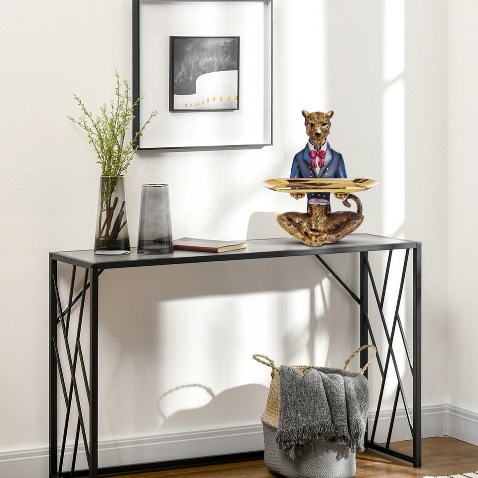 SINT Modern Decor Resin Tiger Tray Statue Storage Suitable for Home ...