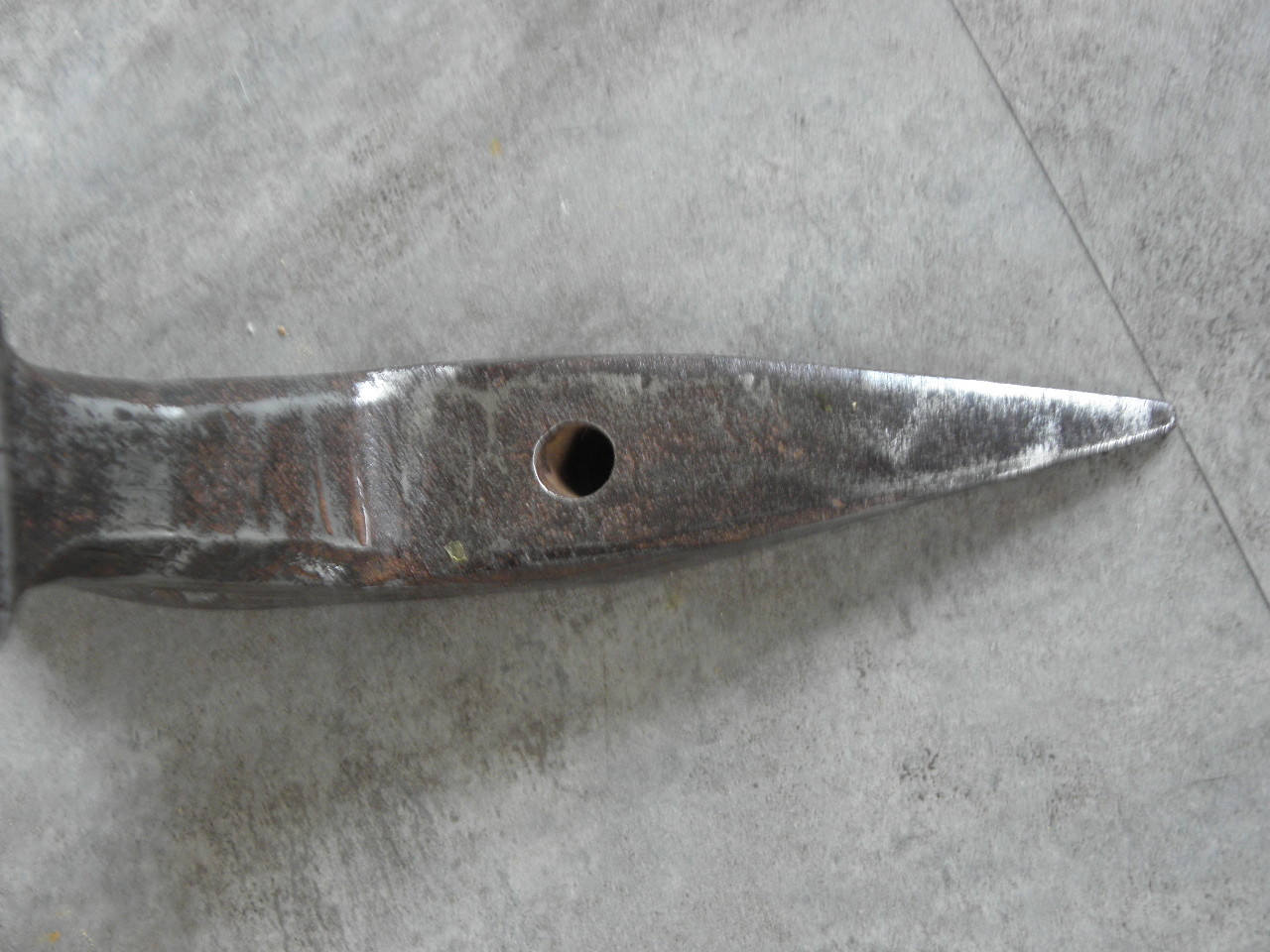 tool ANTIQUE PRIMITIVE STAKE STUMP WROUGHT ANVIL BLACKSMITH FORGE old ...