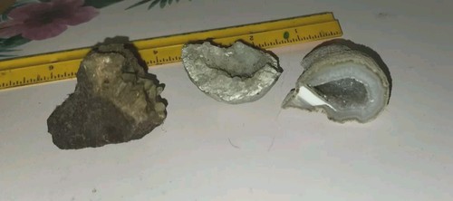 3 small geode stones | eBay