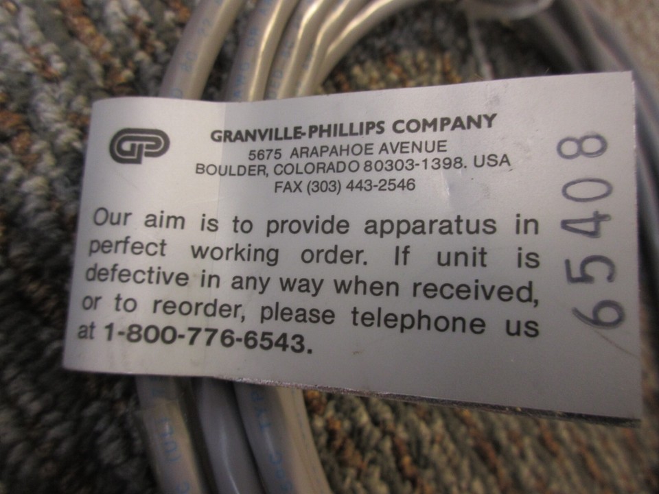 Granville Phillips Cable Set 14FT. LG. | eBay