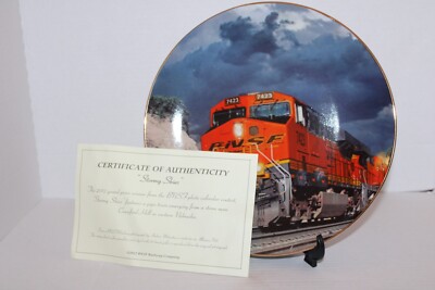 BNSF Safety Collector Plate "Stormy Skies" | eBay