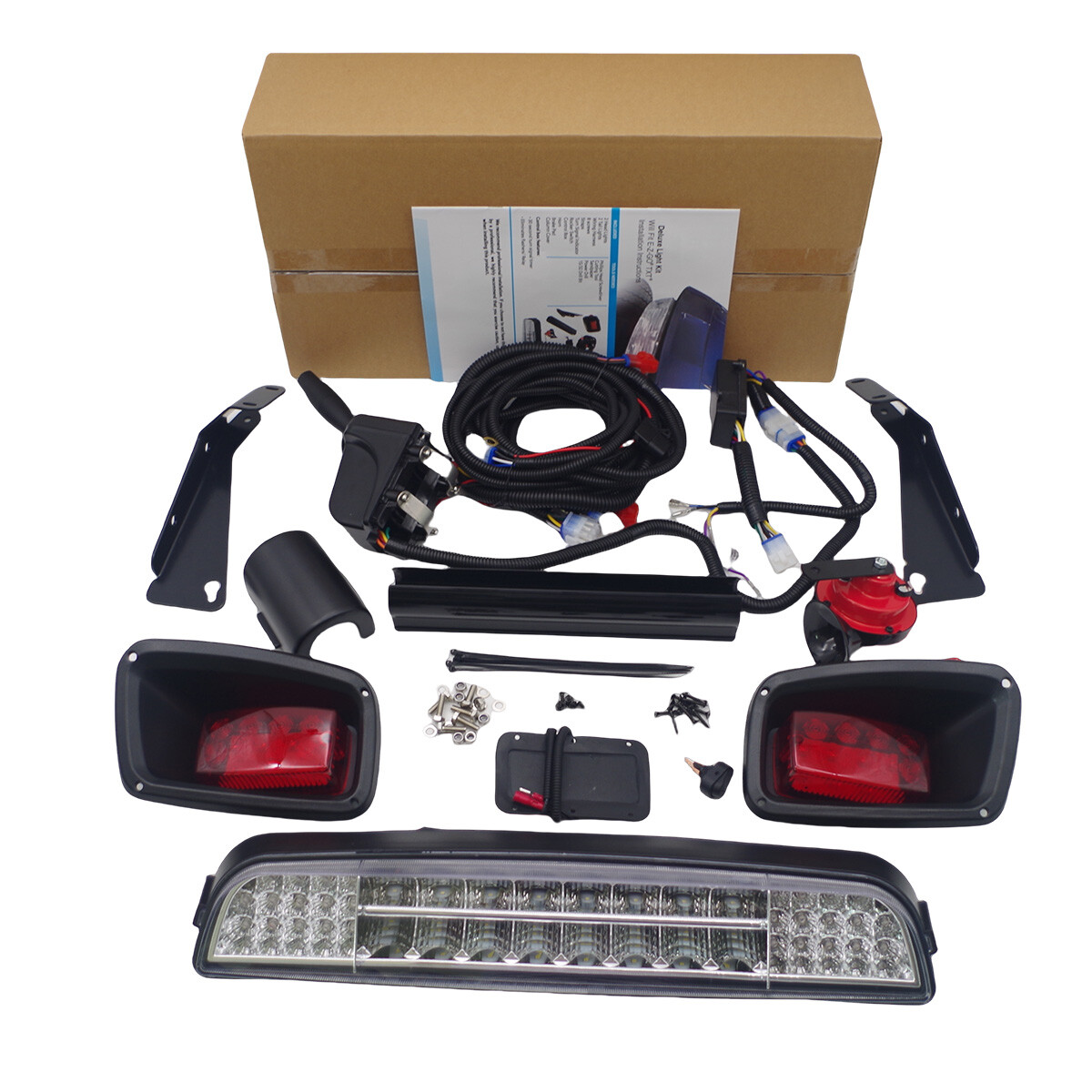 Golf cart light For EZGO TXT LED Deluxe Light Bar Kit Street Legal 12V ...