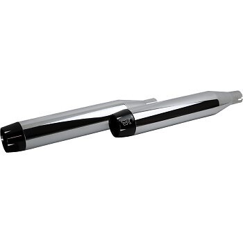KHROME WERKS 202520 Chrome 3-1/2" Shredder Slip-On Mufflers 18-22 FLHC ...