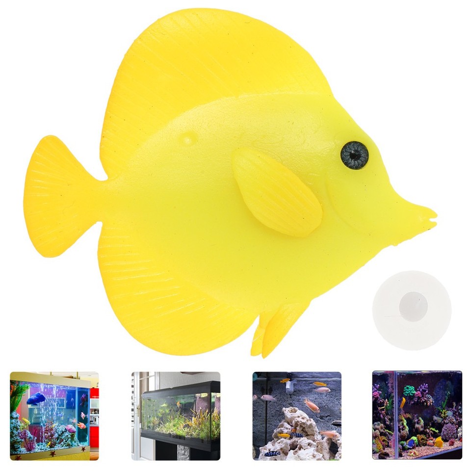Fake Fish Aquarium Tank Decoration Artificial Tropical Small for | eBay ...
