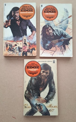3 X George G Gilman Edge Western paperback books | eBay UK