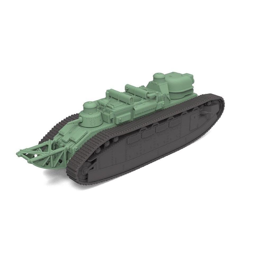 Military Model Kit France FCM 2C bis Heavy Tank | eBay