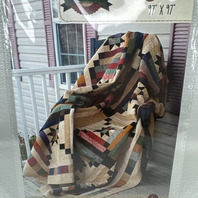 Little Red Hen Roscoe Quilt Pieced Pattern by Emily McGlothlen 97" x 97 ...