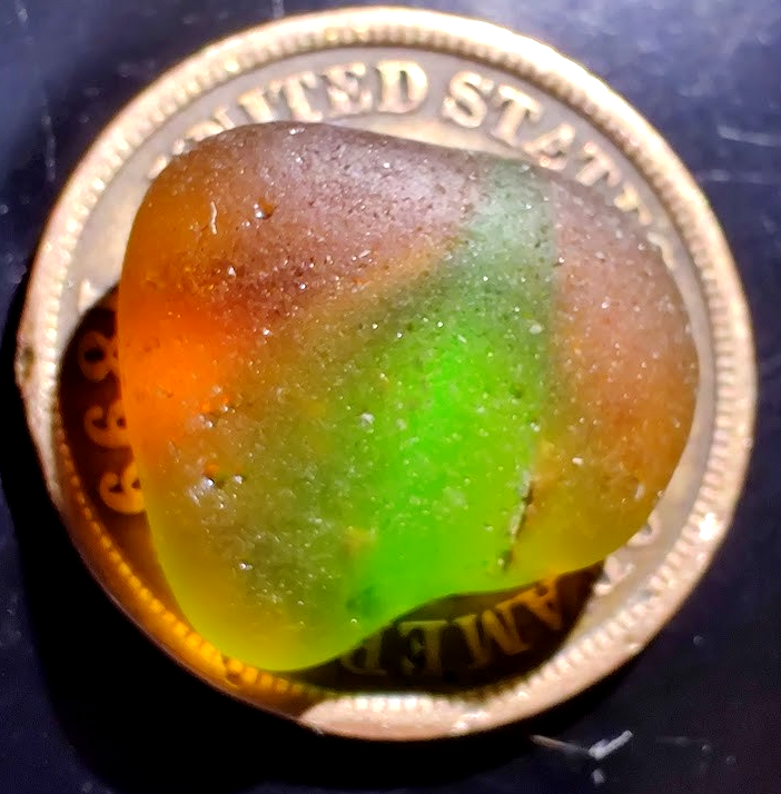 The Best Bonfire Sea Glass Swirl Multi I Ever Found! Real Davenport Sea ...