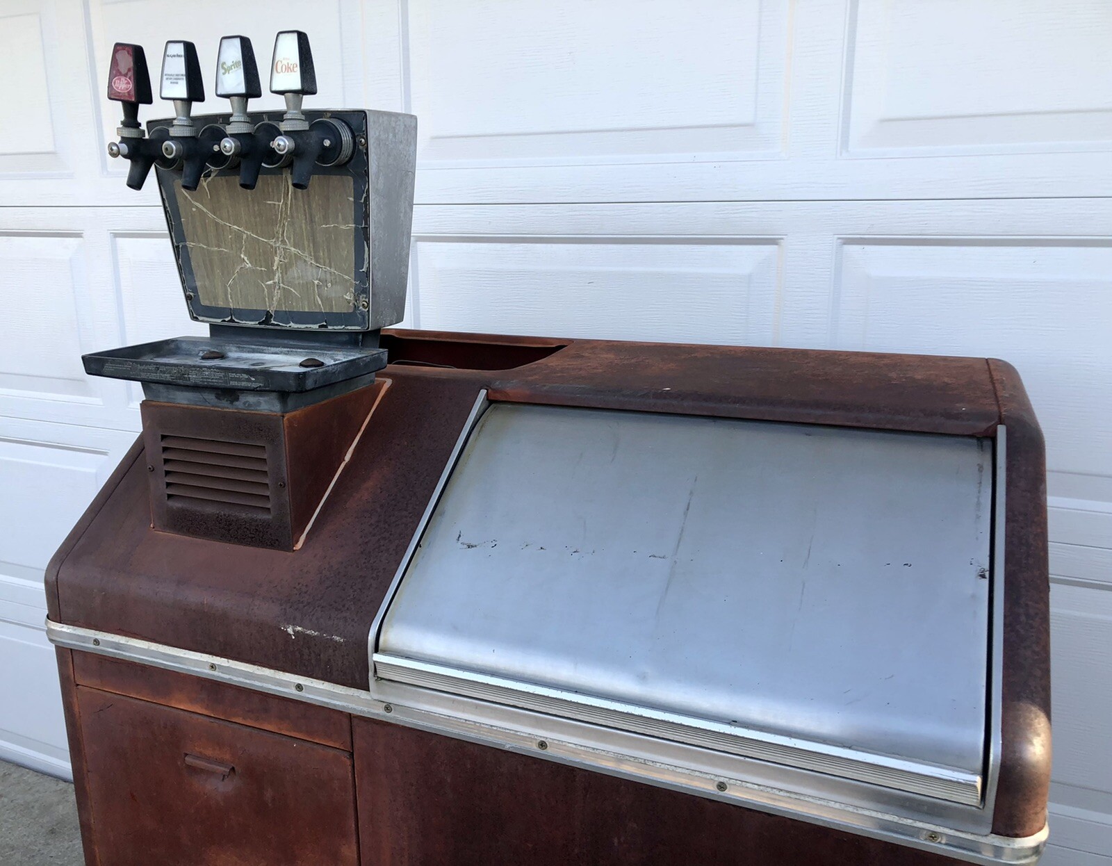 Vintage Coca Cola Ice Box, Fountain Machine, Soda Machine, Coke ...