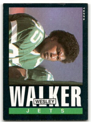1985 Topps Wesley Walker #350 New York Jets | eBay
