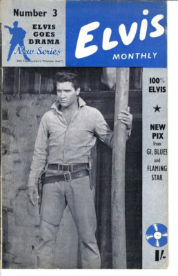 ELVIS MONTHLY - 1961 - ISSUE #3 - 100% PRESLEY - UK MAGAZINE | eBay