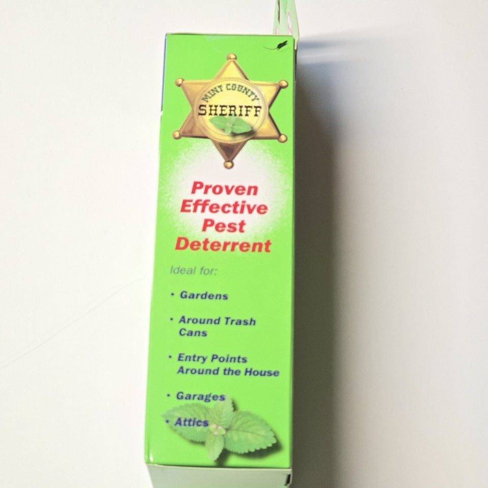 New in Box Rodent Sheriff Pest Repellent Spray Fast Acting Peppermint ...