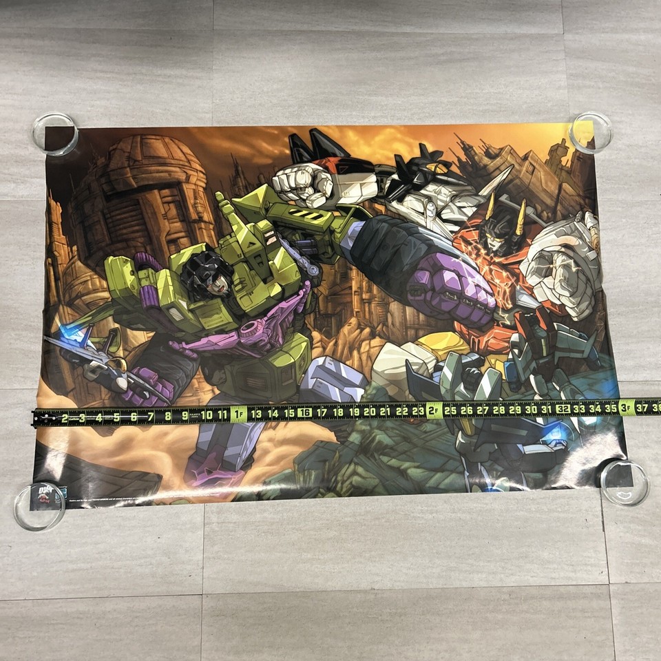 TRANSFORMERS G1 SUPERION VS DEVASTATOR POSTER - Pat Lee! Dreamwave ...