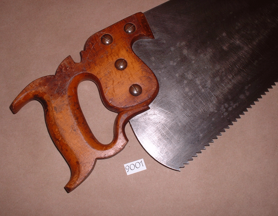 Vintage Disston & Sons No. 7 Hand Saw with 5 pt. 26-9/16" Blade (1896 ...