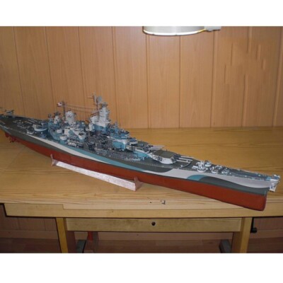 1:280 Scale US Battleship DIY 3D Paper Card Model Building Sets ...