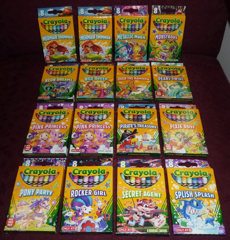 Crayola Crayons Target Exclusive Pick Your Pack 8 count box, 2011-2014 ...