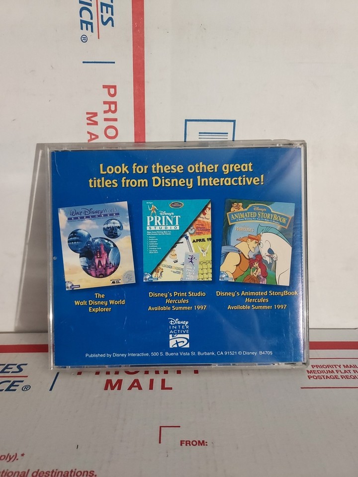 DISNEY'S MAGIC ARTIST CD-ROM with Manual For Windows/MAC Good Used No ...