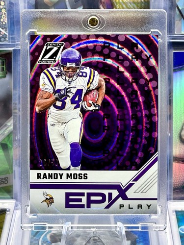 2023 Zenith EPIX Numbered /50 Purple COLOR MATCH Randy Moss Minnesota ...
