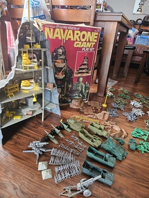 1977 VTG Marx Guns of Navarone WWII Mountain Battleground Playset w ...