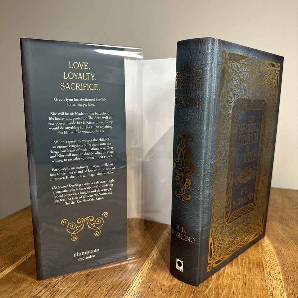 The Second Death Of Locke by V. L. Bovalino Illumicrate SIGNED LINED UK ...