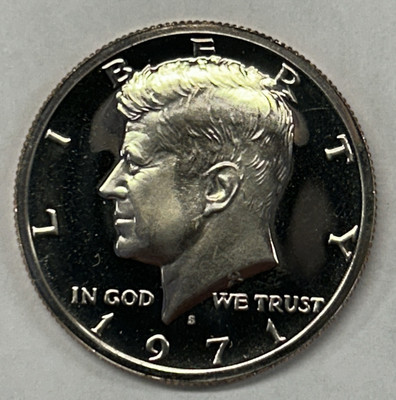 1971 S Kennedy Proof Half Dollar From Proof Set With Free Shipping | eBay