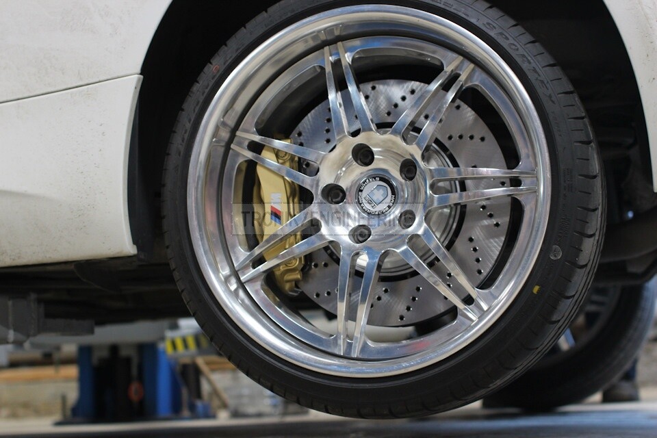 Rear Upgrade 4 pot Brembo calipers set BMW M3 E90/E92 to install e60 M5 ...