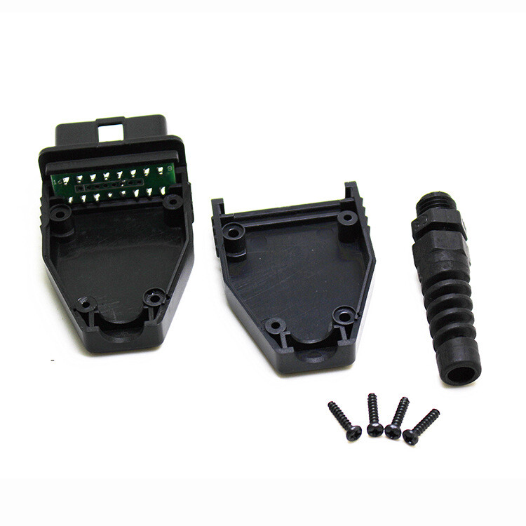 Universal OBD2 OBD-II 16-Pin Connector Connection Male OBD Diagnostic ...