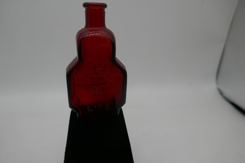 The King's Patent Balsam of Life Wheaton Glass Bottle Deep Red in Color ...