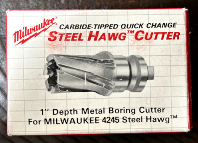 Milwaukee 1-3/4 in. Quick Change Tang Steel Hawg Metal Boring Cutter ...