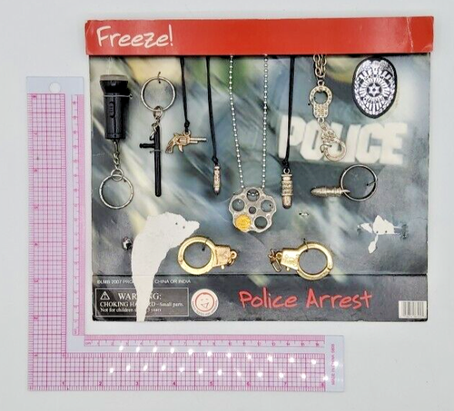 Vintage Vending Display Board Freeze! Police Arrest 0272 | eBay