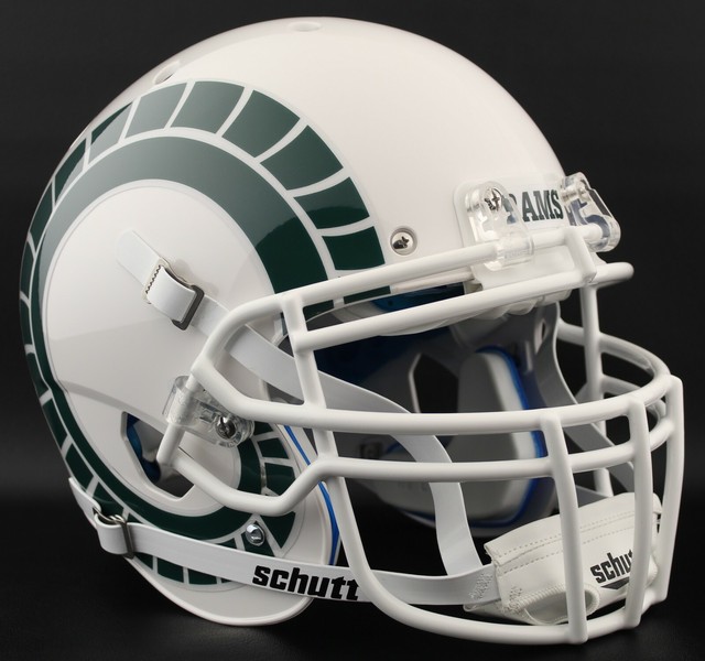 *CUSTOM* COLORADO STATE RAMS NCAA Schutt XP Authentic GAMEDAY Football ...