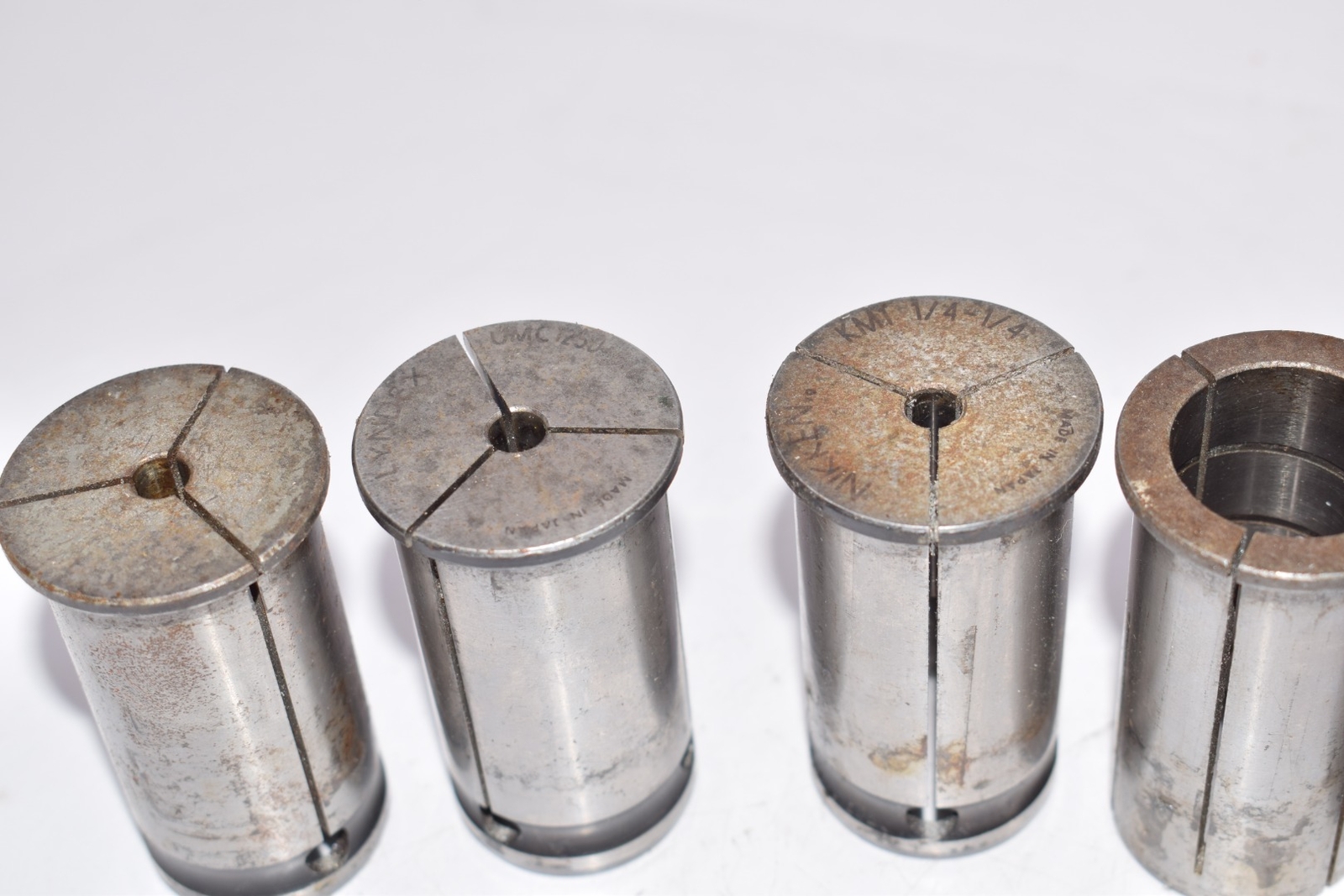 Lot of 5 LYNDEX NIKKEN KM1 Straight Collets, Machinist Tooling Mixed Sizes | eBay