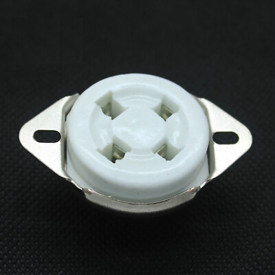2Pcs Ceramic 4pin Vacuum Tube Socket for 300B 2A3 811 5U4 5Z3 572B ...