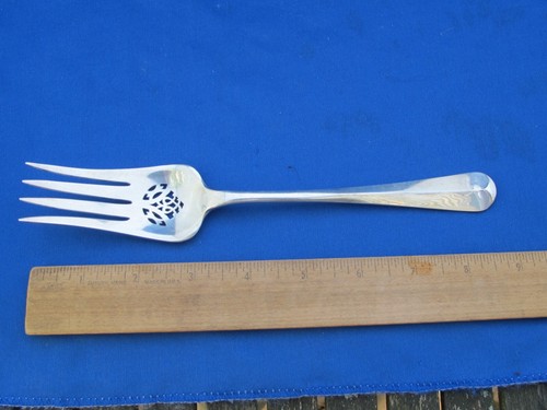 Tiffany England Sterling RAT TAIL (1958) COLD MEAT FORK-8 3/4 Inch ...