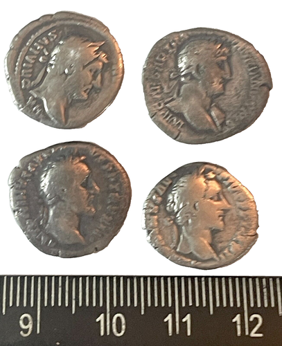 Authentic Ancient - Lot of 4 Ancient Roman Silver Denarius Denarii ...