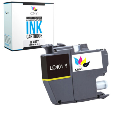 Compatible Brother LC401 Ink Cartridge Yellow for J1010DW, J1012DW ...
