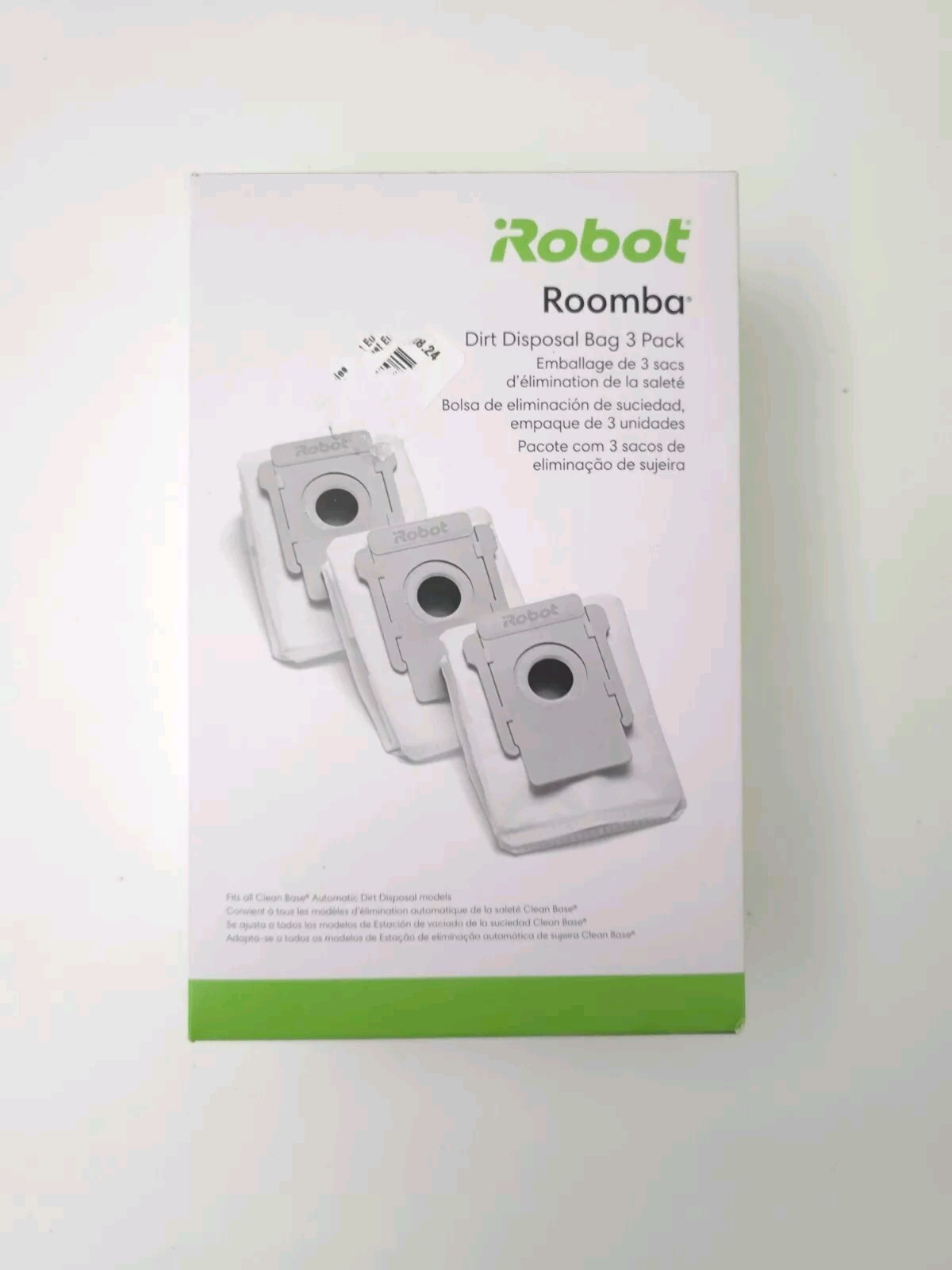 iRobot Roomba Dirt Disposal Bag 3-Pack Fits All Clean Base Models ...