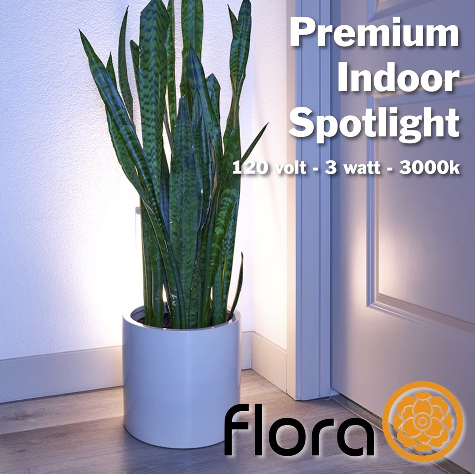 LED Indoor Spot Light For Plants & Accent Lighting - Uplight & Down ...