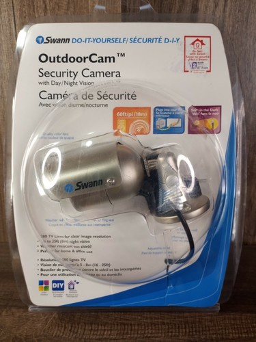 Swann SW-214-ODC Outdoor Color Camera Day/Night Vision Cam W/ 57 ft ...
