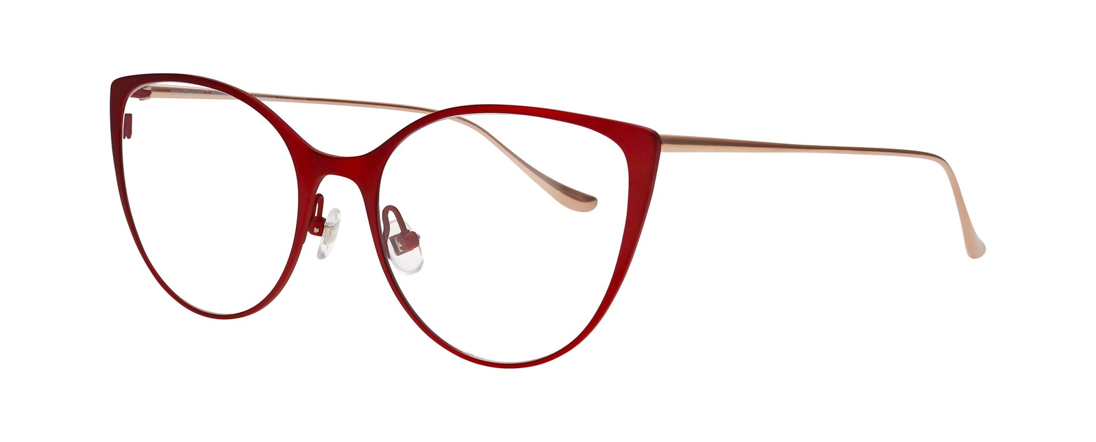 Pro-design Denmark Model 1471 red medium matt nosepad 4021 Eyeglasses ...