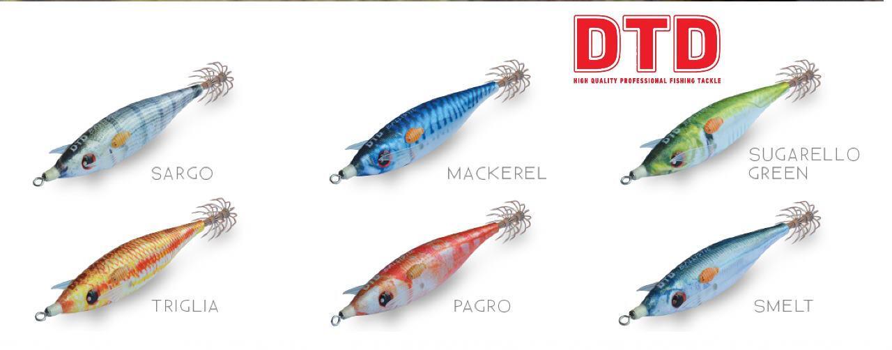 DTD BALLISTIC REAL FISH 3.0 TOTANARA EGI PESCA SEPPIE CALAMARI ESCA ...