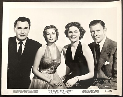 1951 "NO QUESTIONS ASKED" NOIR CRIME MOVIE CAST PHOTO | eBay