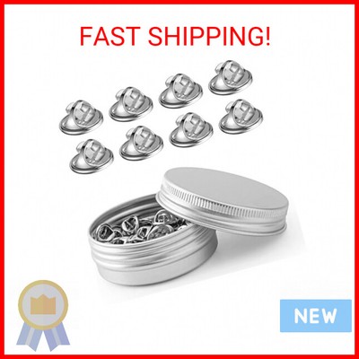 50PCS Metal Pin Backs, Pin Keepers Locking Clasp for Badge Insignia Pin ...