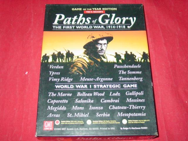 GMT 2004 - PATHS OF GLORY - First World War (Game of the Year Edition ...